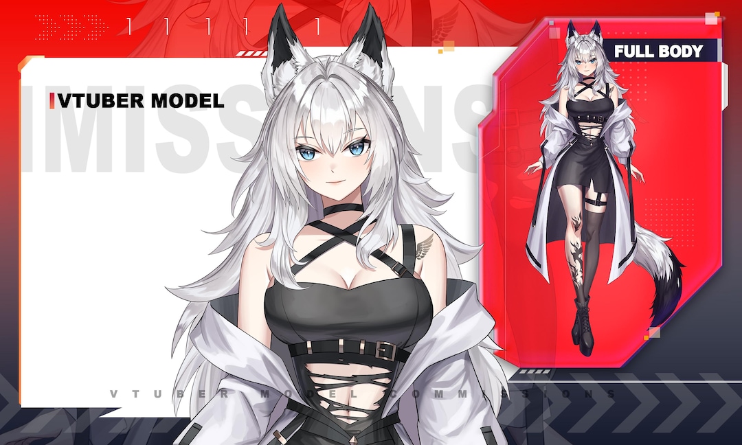 CUSTOM VTUBER model mężczyzna lub kobieta | model live2d | projekt ...