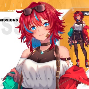 Custom Vtuber Model: Live2d Design & Rigging for Streaming - Etsy