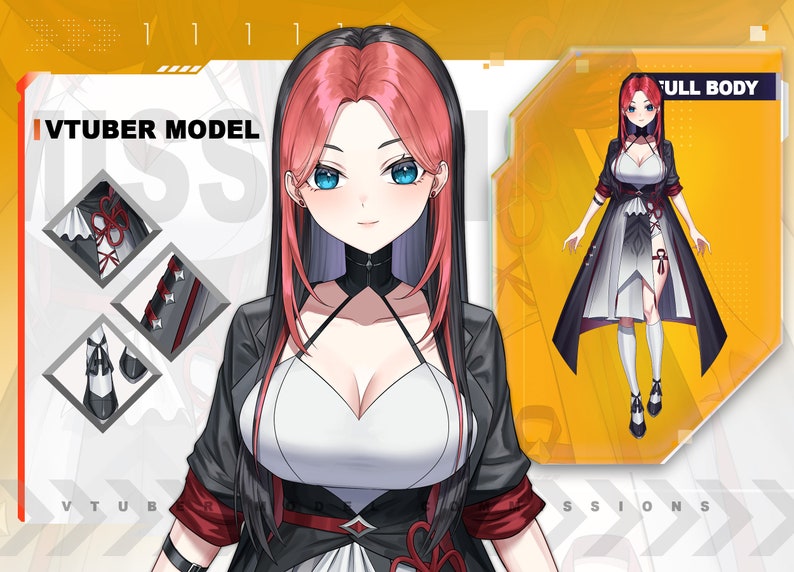 Vtuber Model Custom Male or Female Live2d Model Vtuber Design ...