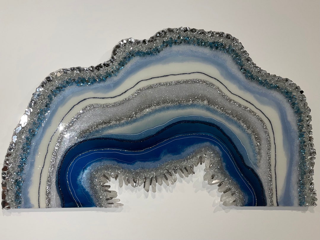 CUSTOM One Piece Geode Glam Wall Art - Etsy