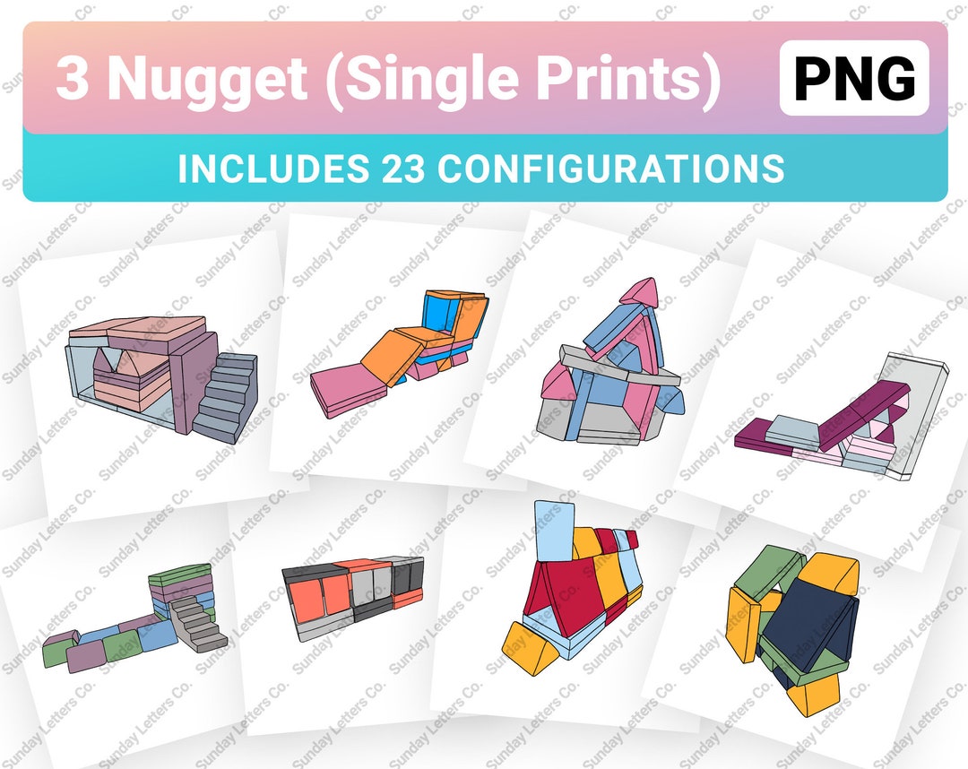 Three nuggets couch store