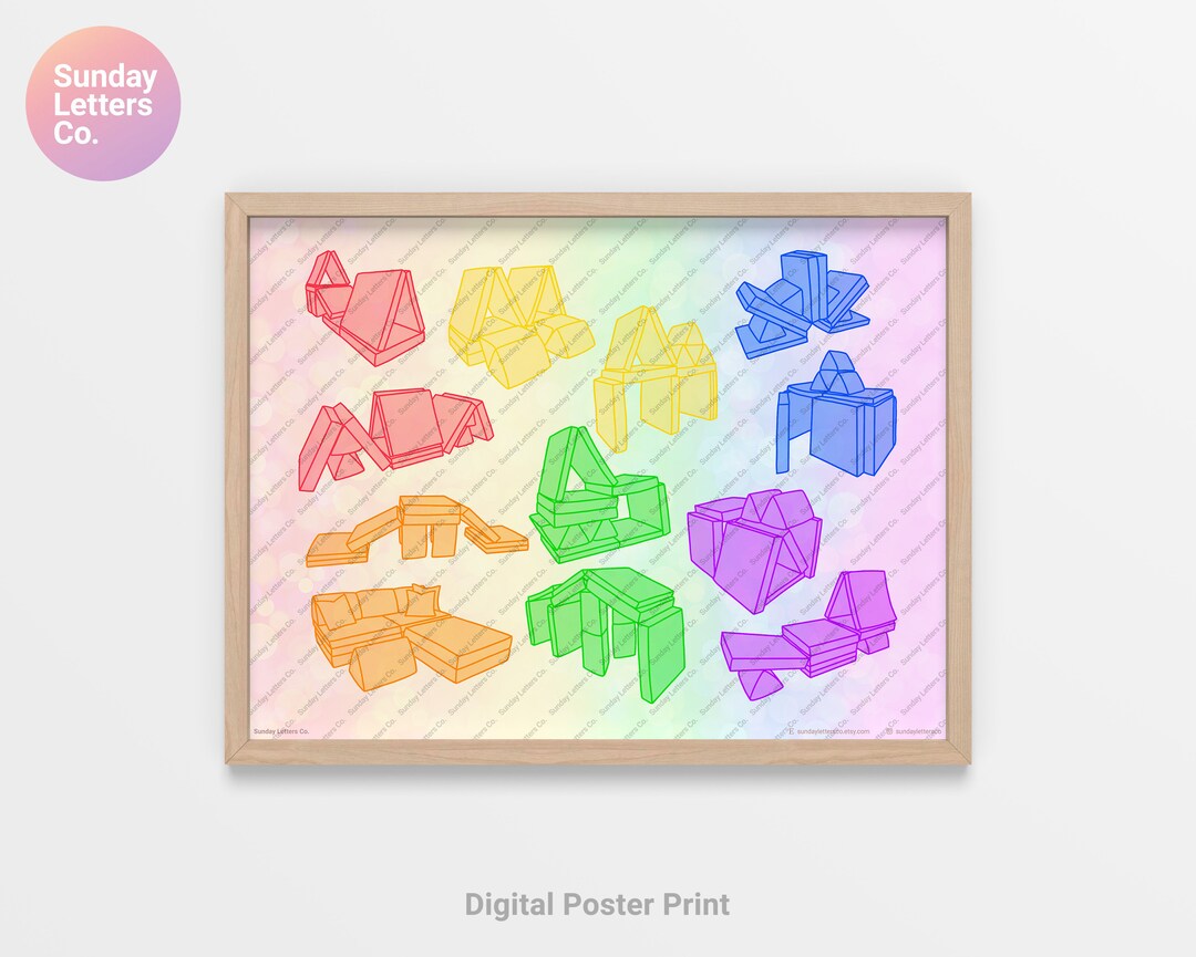 2 Nugget Play Couch Builds - Nugget Play Couch Couch Ideas Rainbow ...