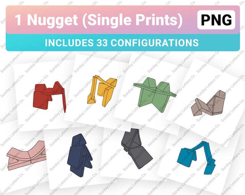1 Nugget Play Couch Builds - 33 Builds for Print (digital: PNG) - Etsy