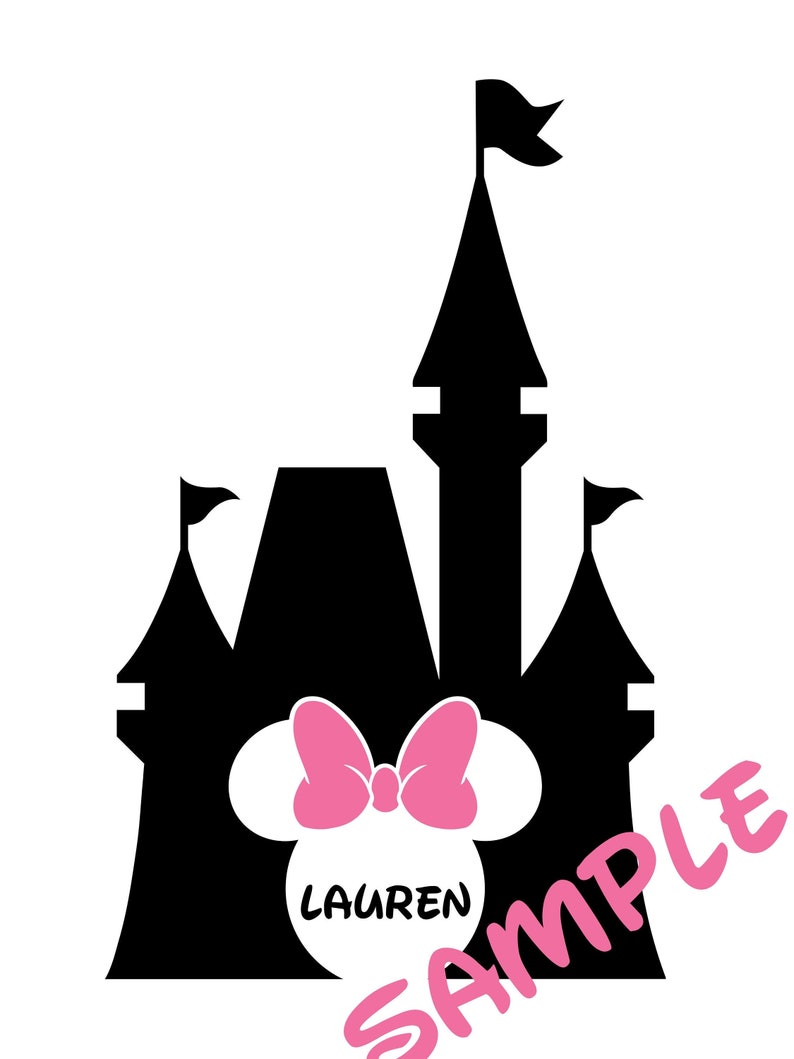 Castillo de Minnie Mouse personalizado PNG - Etsy México