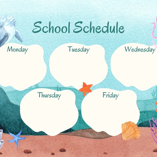Under the Sea Classroom Theme Classroom Flip Calendar Ocean - Etsy