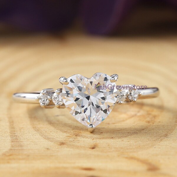 Heart Cut Ring - Etsy