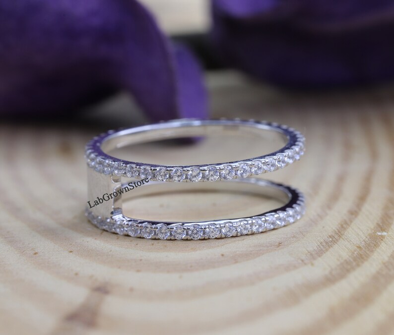 Guard Wrap Solitaire Engagement Ring Enhancer Guard Ring - Etsy