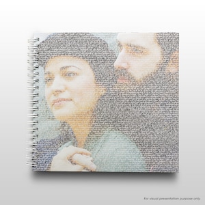 Custom Word Art, Photo Made of Words, Personalized Gift (digital ...