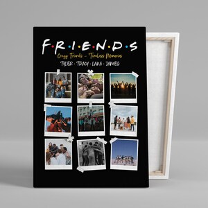 Best Friend Gifts, Best Friends Photo Collage, Personalized Best Friend ...