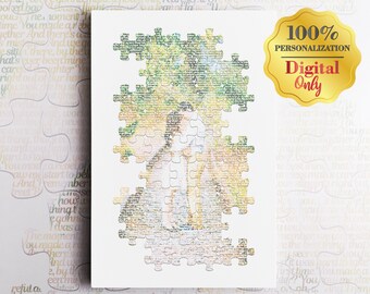 Custom Word Art Gift Ideas. Picture Made by Text. Printable Graphic Art ...