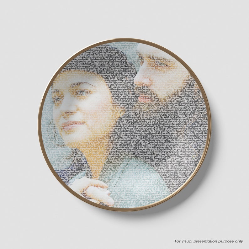 Custom Word Art Gift Ideas. Picture Made by Text. Printable - Etsy