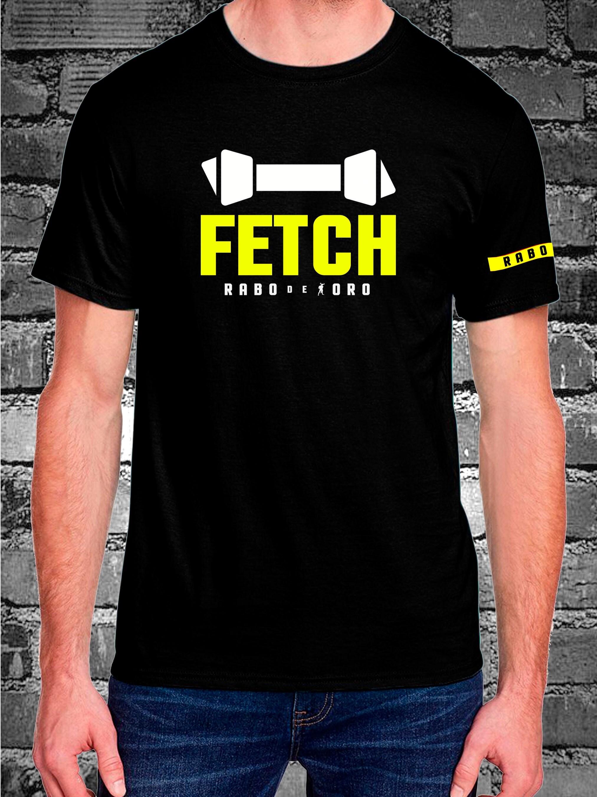 FETCH Gay Herren Fetisch Club Schwarzes T-Shirt mit Pup Play BONE ...
