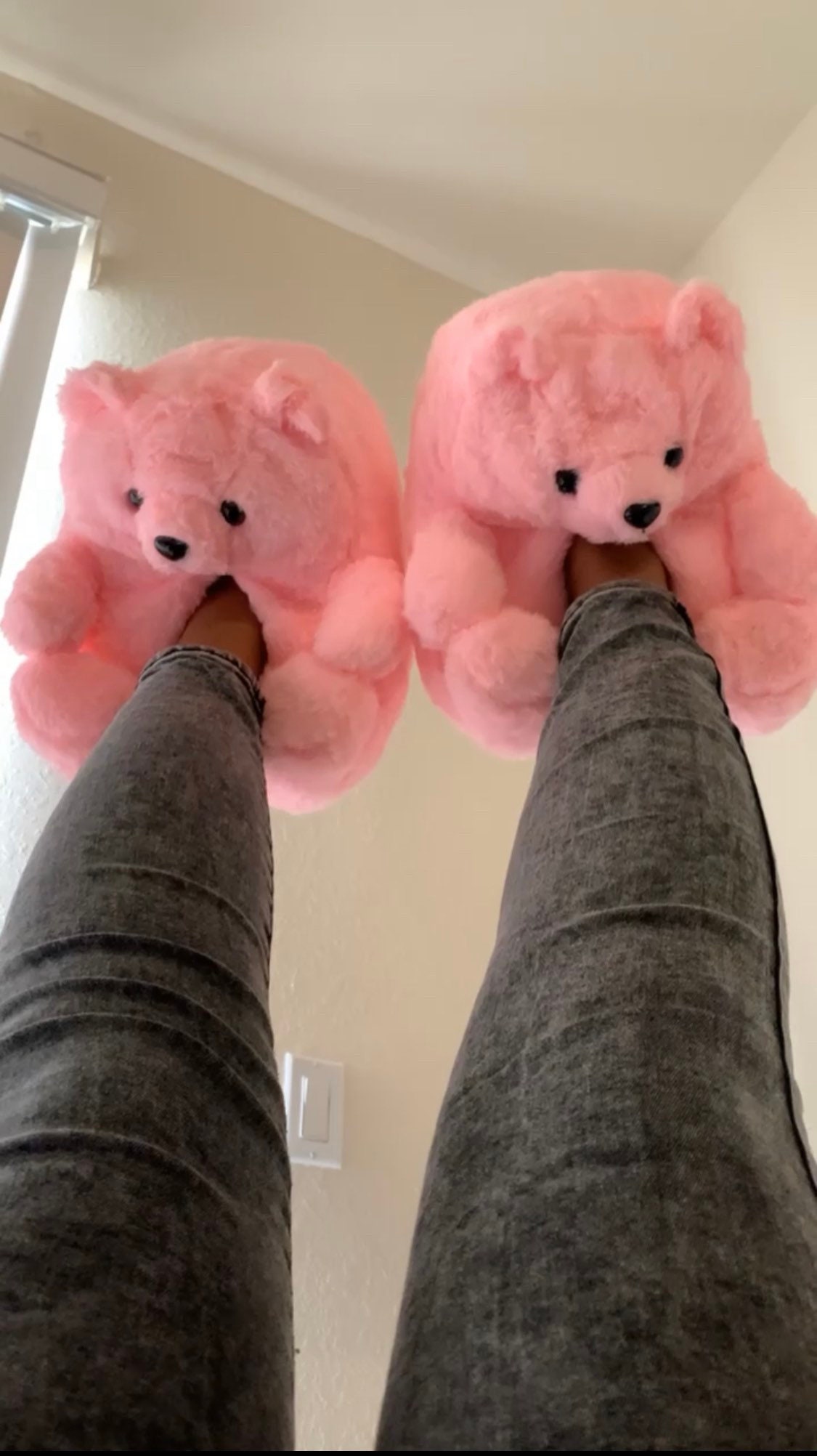 Teddy Bear Slippers - Etsy