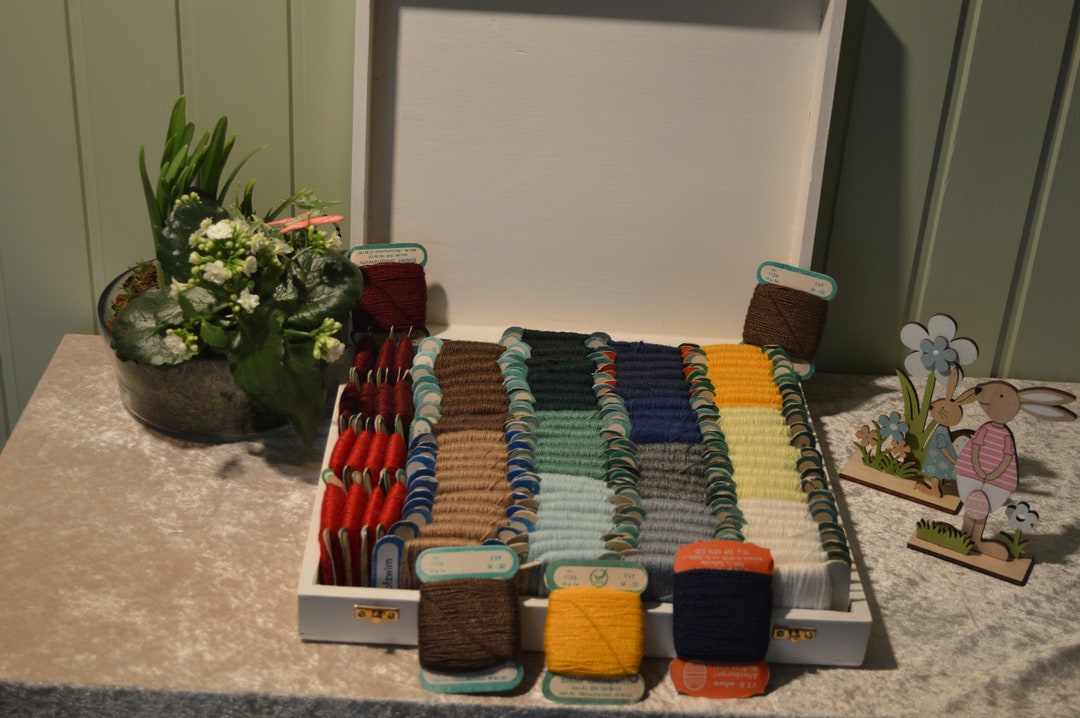 Antique Box With Old Stuffing Thread - Etsy