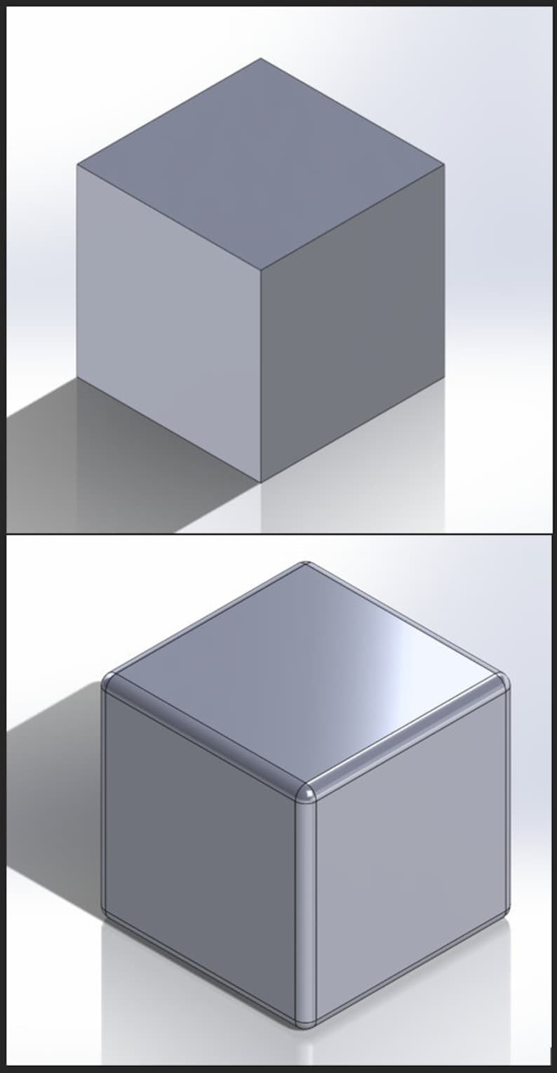 DND Digital STL Models, Sharp and Rounded Corners, Blank - Etsy