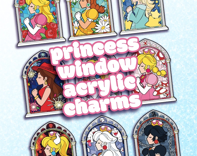 1.5" Princess Peach, Daisy, Rosalina and Pauline Buttons- Super Mario ...