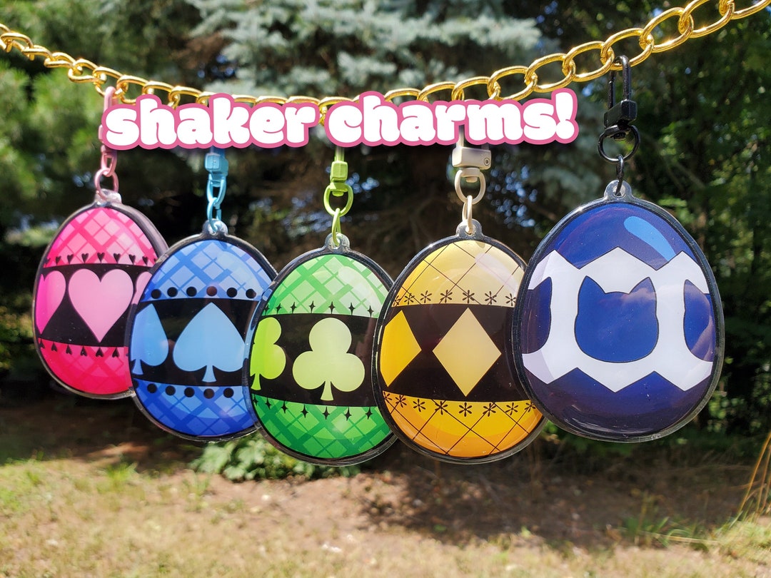Egg Guardians : Acrylic Shaker Charms - Etsy