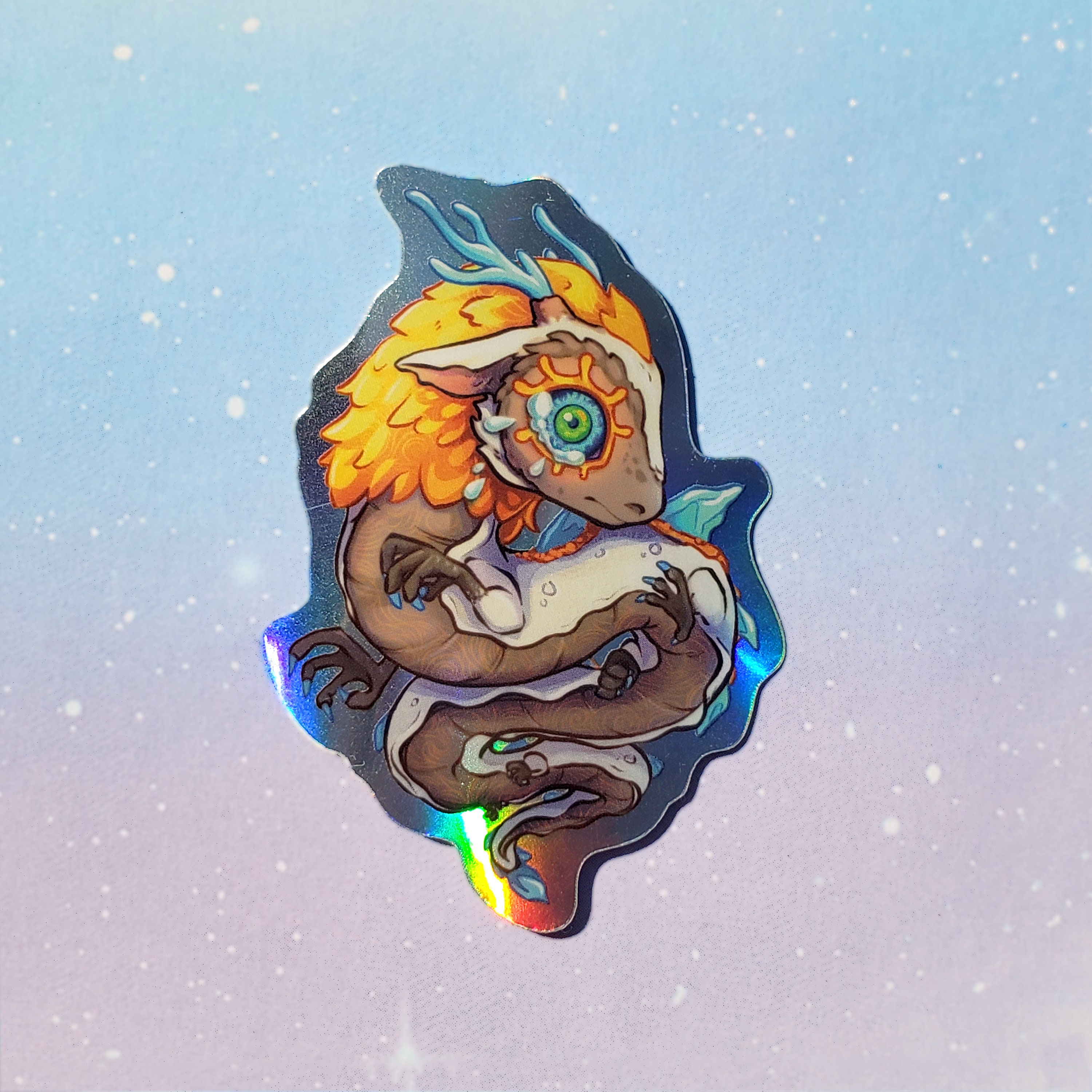 Dragon's Tears : Holographic Vinyl Sticker - Etsy