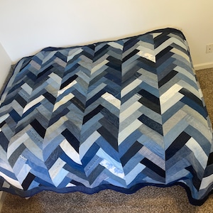 Denim Jean Quilt - Etsy