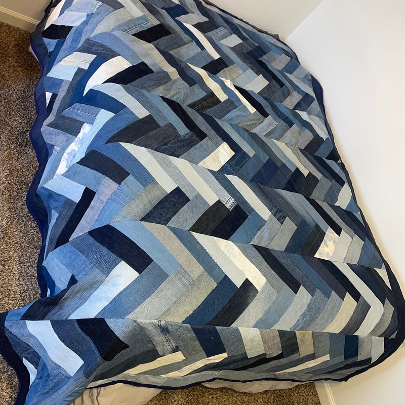Levi Quilt - Etsy