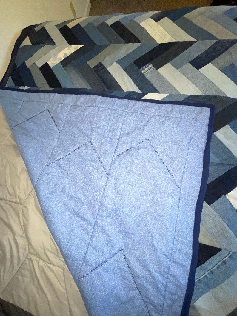 Denim Jean Quilt - Etsy