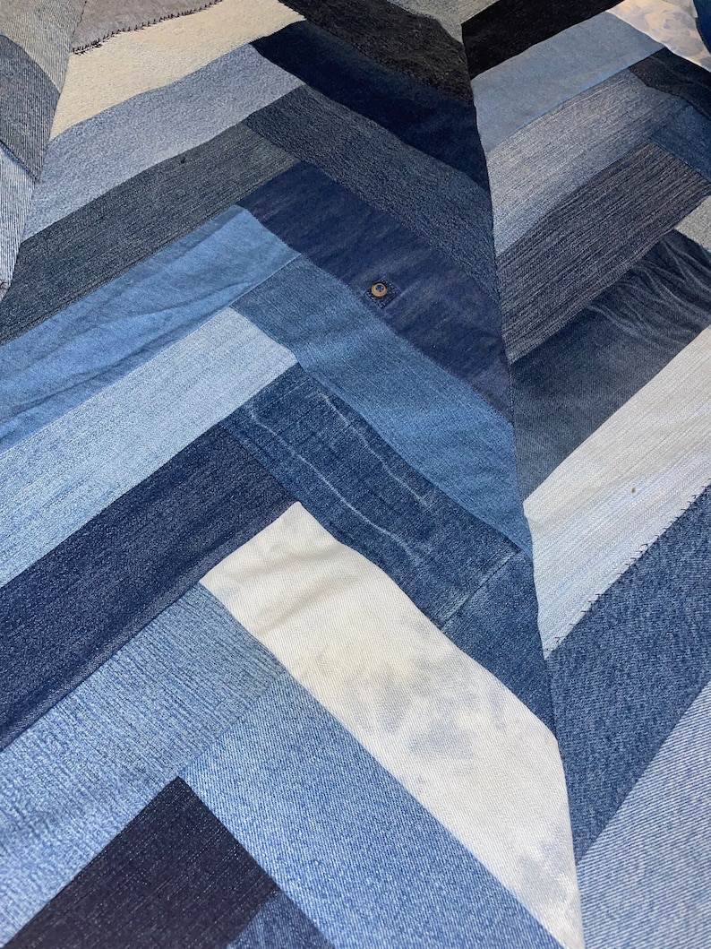 Denim Jean Quilt - Etsy