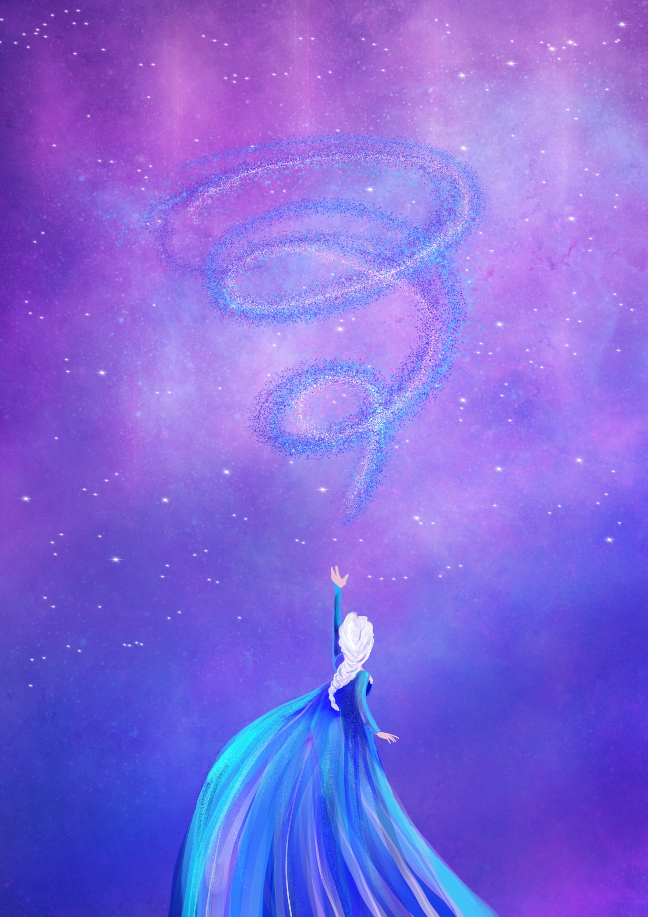 Frozen Inspired, Disney Princess, Elsa Art Print, Let It Go - Etsy
