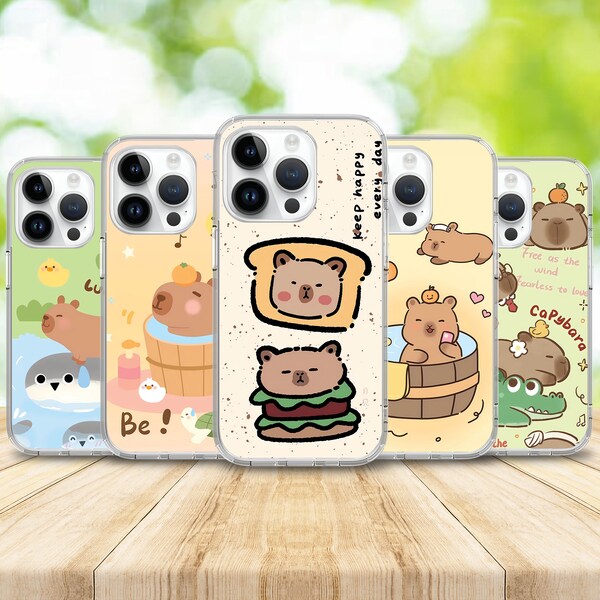 Capybara iPhone 15 Pro Case - Etsy
