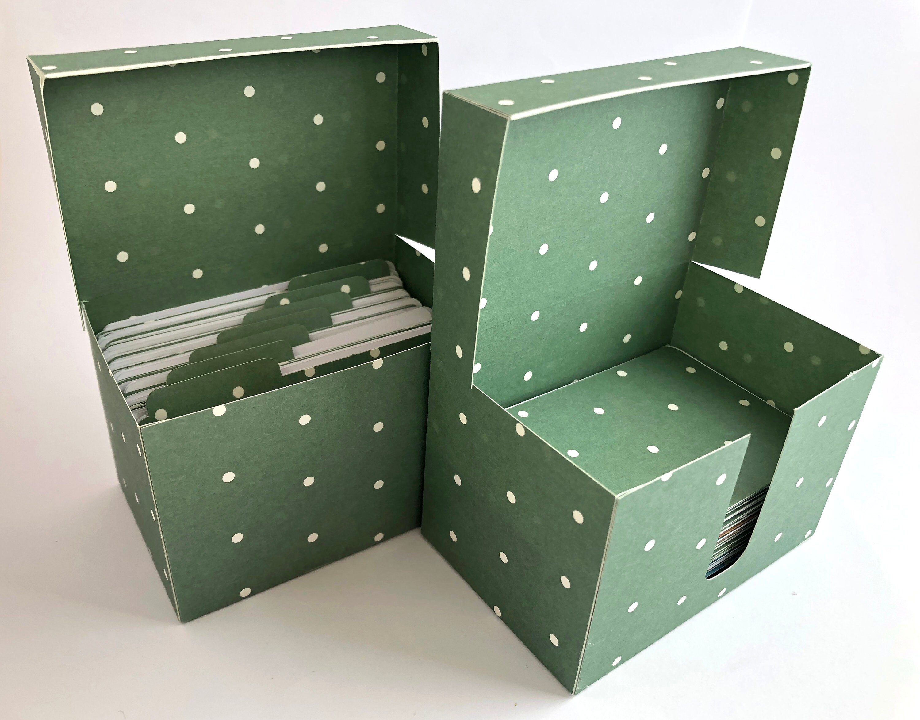 3 Boxes. Note Card Dispenser Box Mini File Box Box With Lid - Etsy