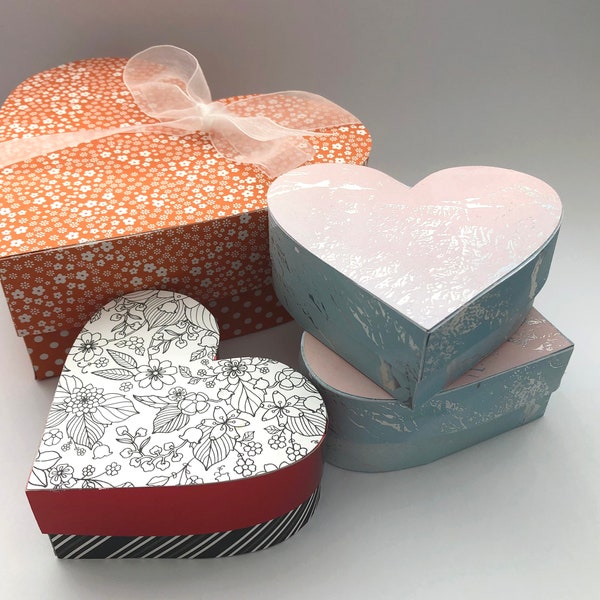 Heart Shaped Box - Etsy