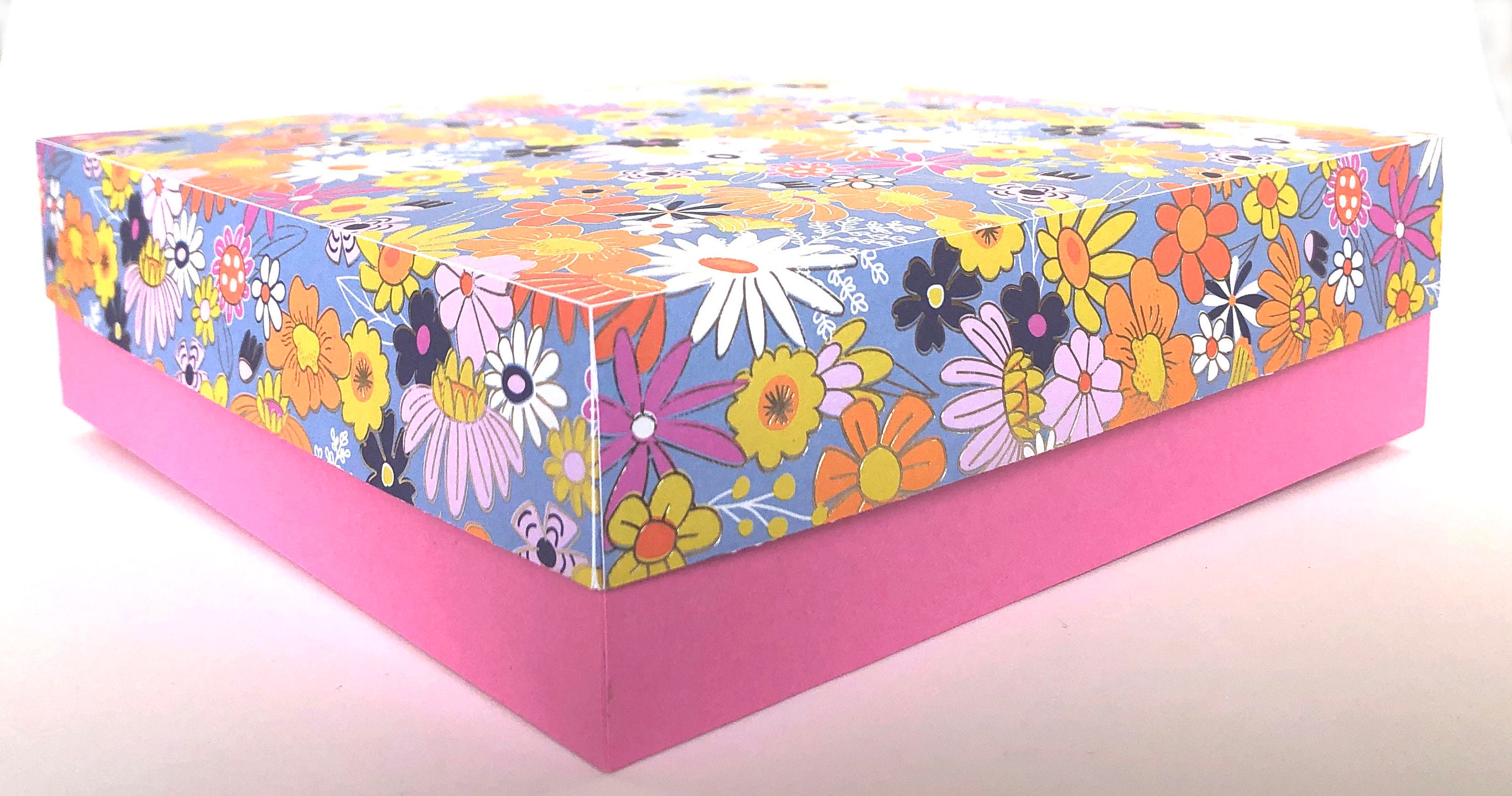 Square box. Use 2 sheets of 12 x 12 paper. Cut files for | Etsy