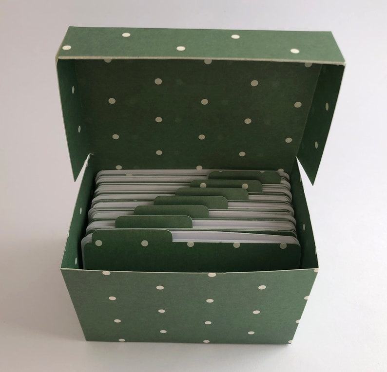 3 Boxes. Note Card Dispenser Box Mini File Box Box With Lid - Etsy