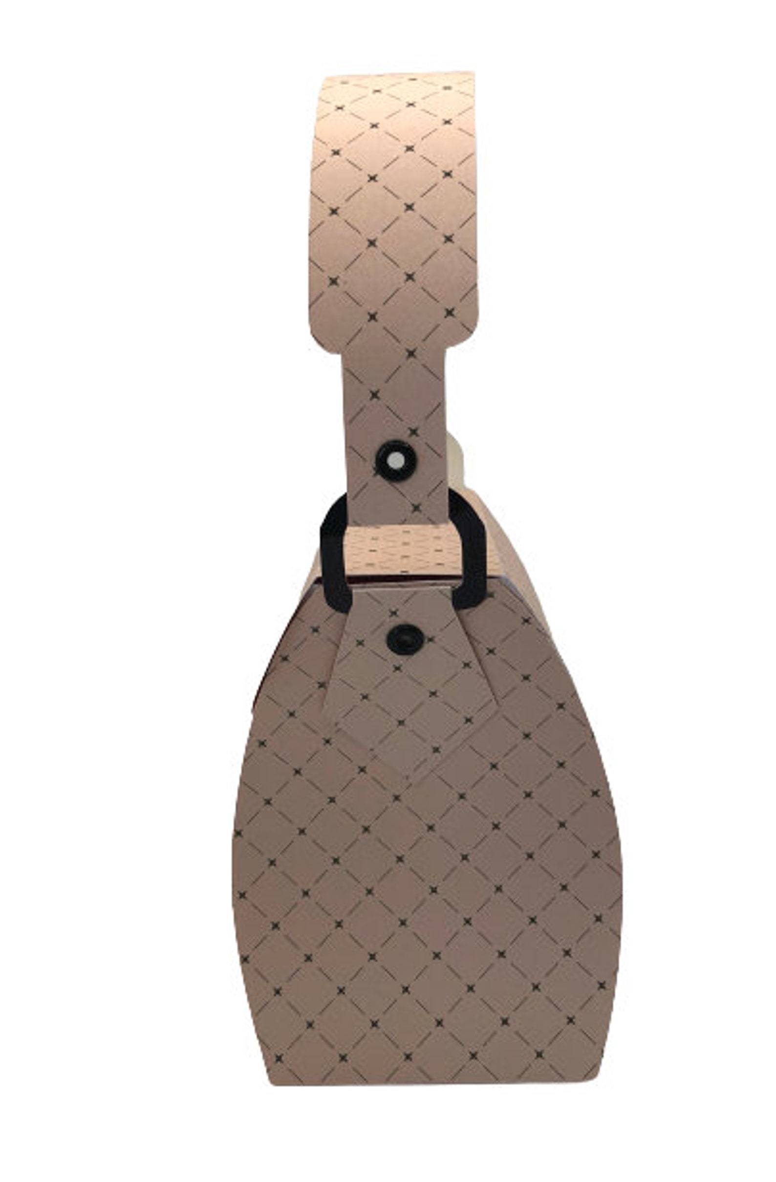 Elegant Paper Handbag With Rounded Sides. Cut Files Are in SVG Format ...