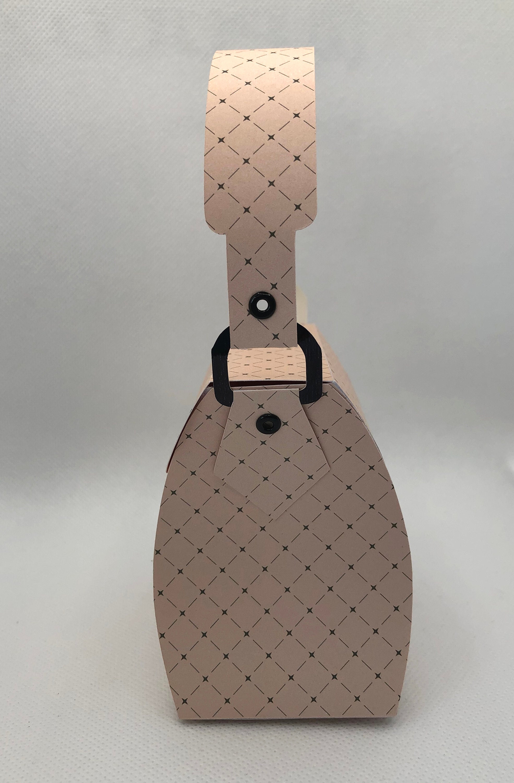 Elegant Paper Handbag With Rounded Sides. Digital Cut Files - Etsy