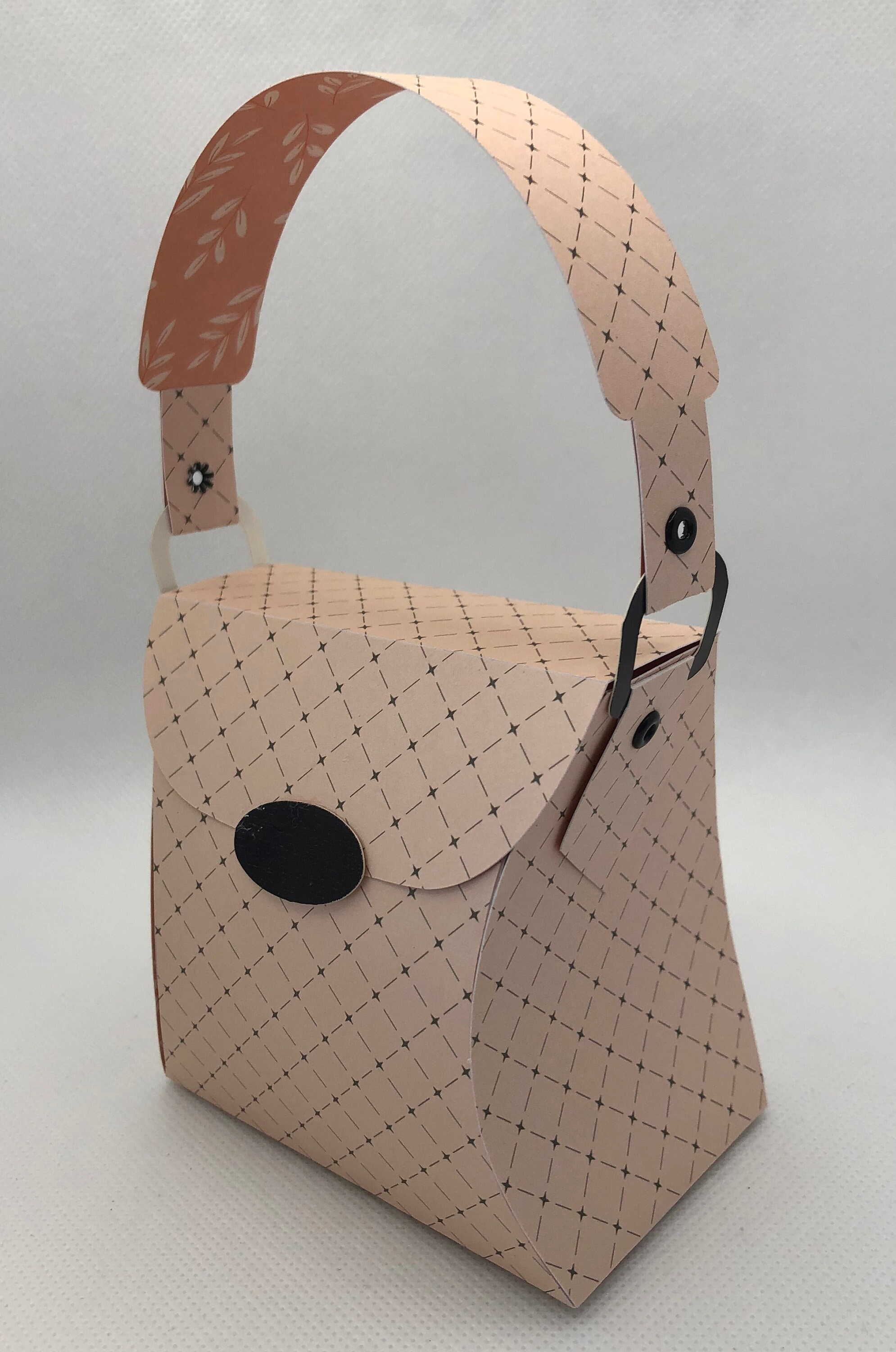 Elegant Paper Handbag With Rounded Sides. Digital Cut Files - Etsy New ...