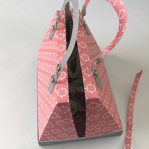 Paper Handbag With Tear Strip Opening. Instructions, SVG and Coreldraw ...