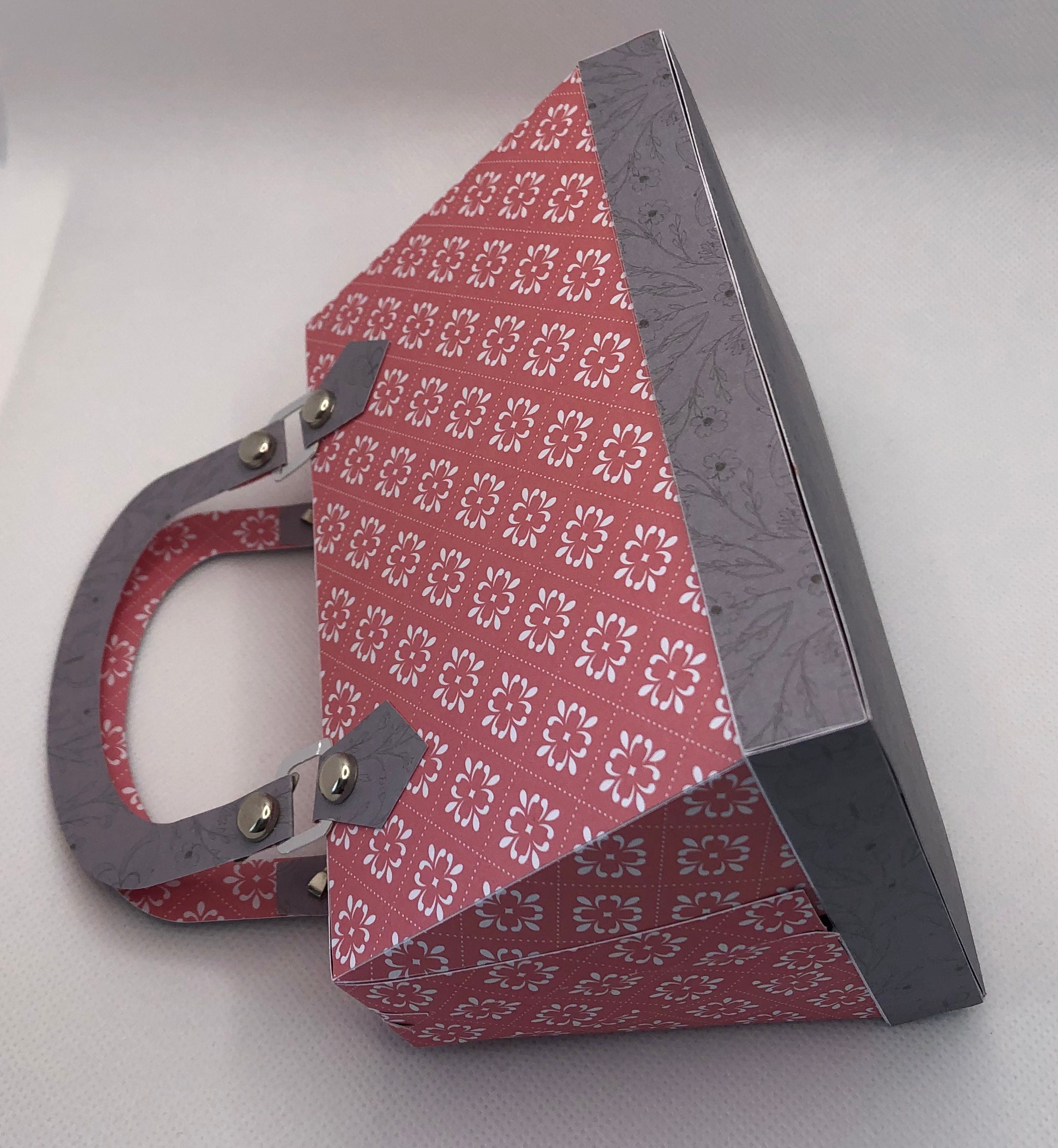 Paper Handbag With Tear Strip Opening. Digital Cut Files for - Etsy