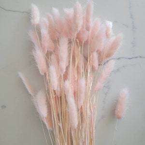 PASTEL Blush Pink Bunny Tails... Amazing for Centerpieces Baby | Etsy