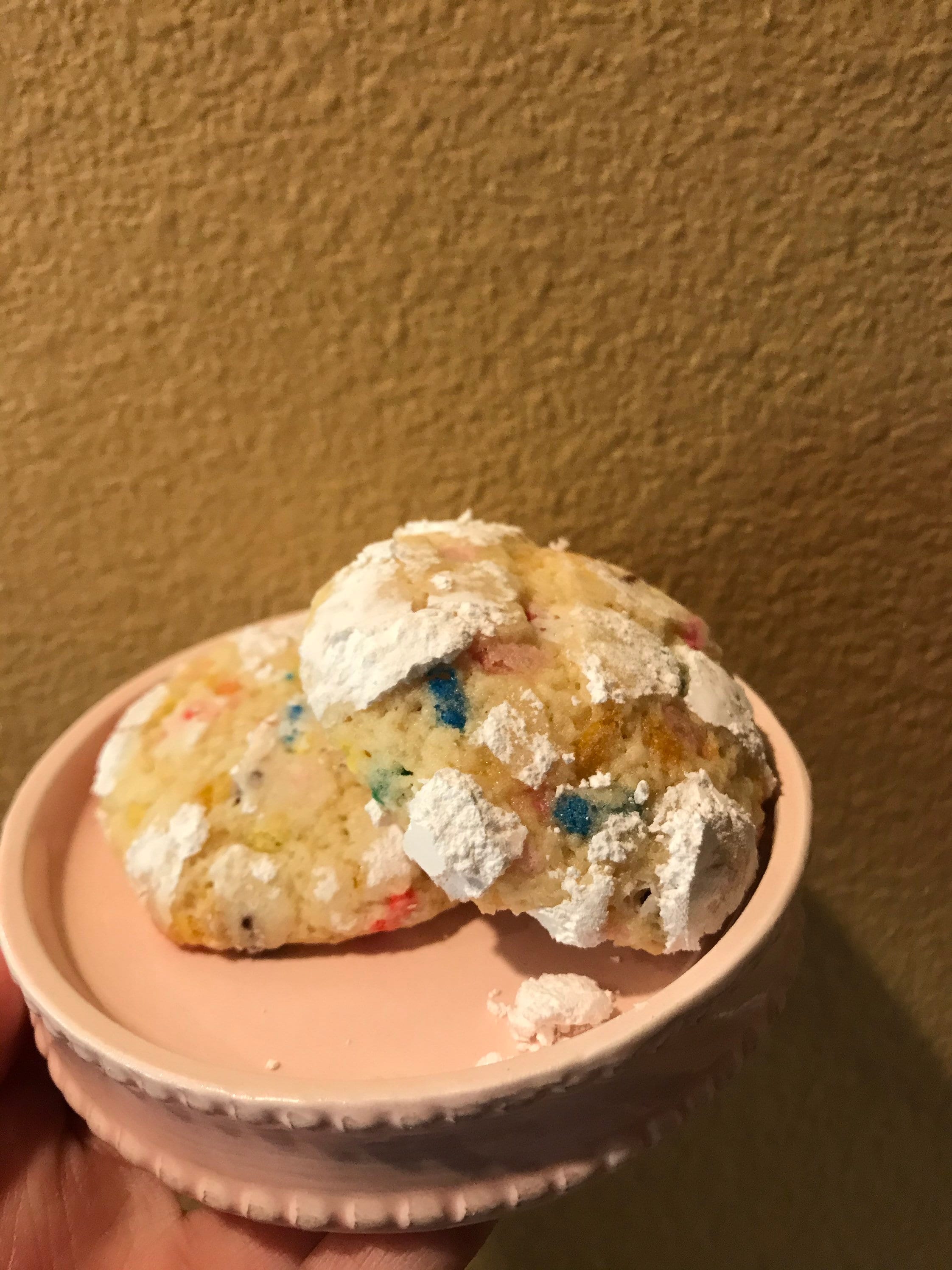 Vanilla Sprinkle Crinkle Cookies - Etsy.de