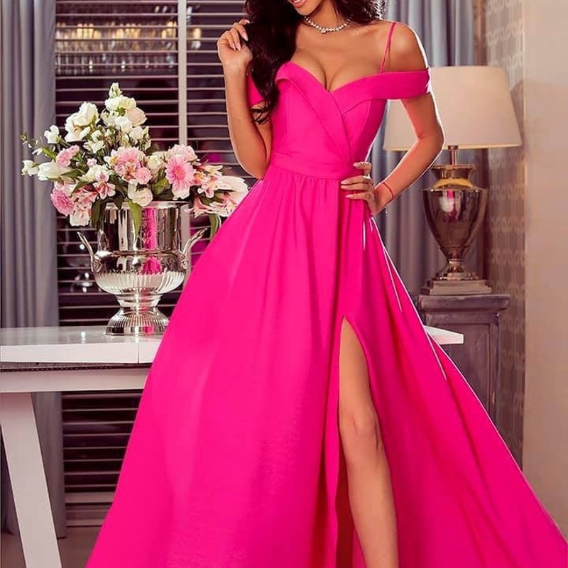 Magenta Dress - Etsy