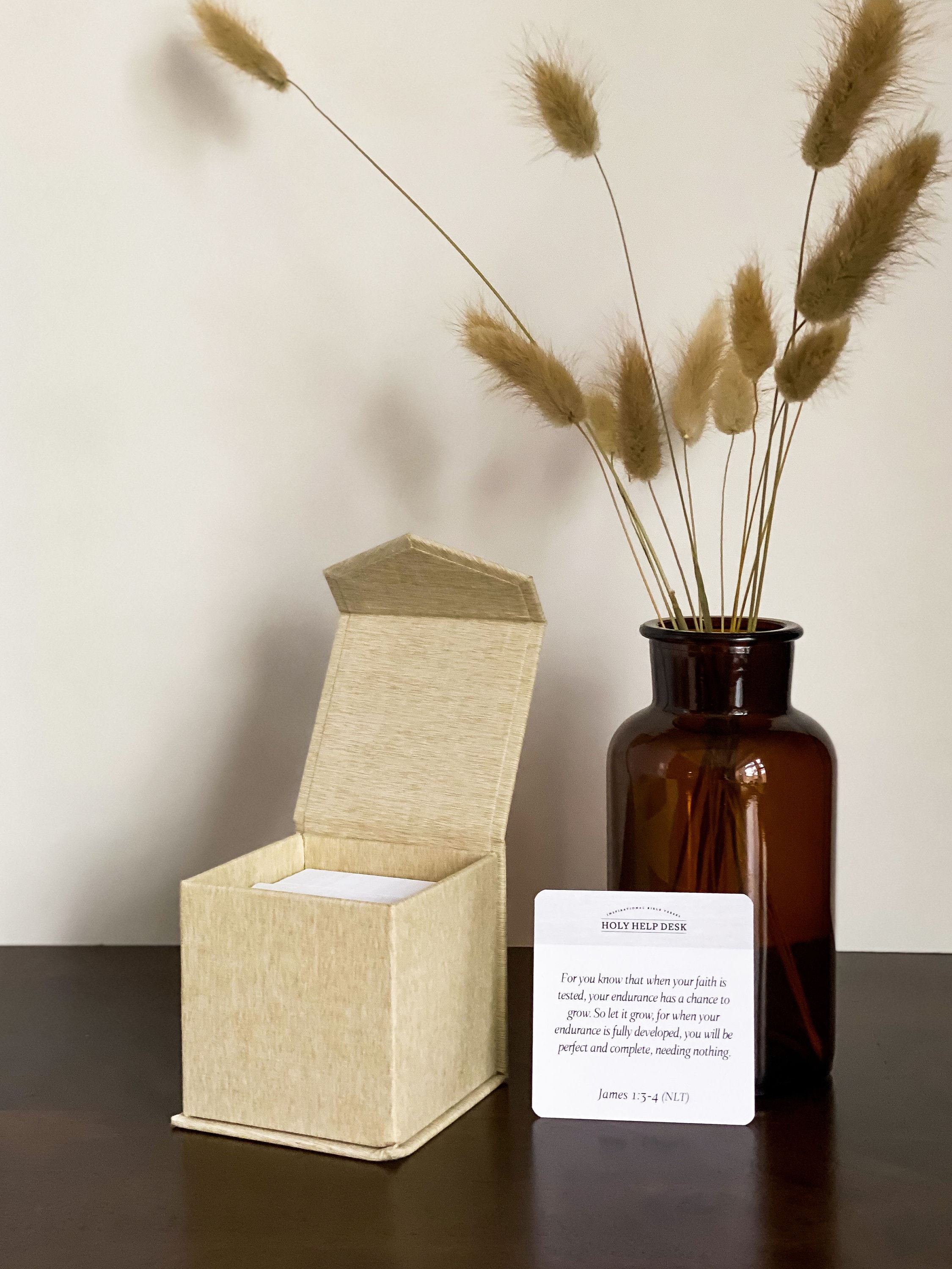 Bible Verse Cards for Peace | Daily Scripture Cards + Box | Set of 70 ...