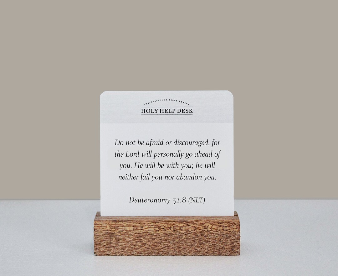 Bible Verse Cards for Peace | Daily Scripture Cards + Box | Set of 70 ...