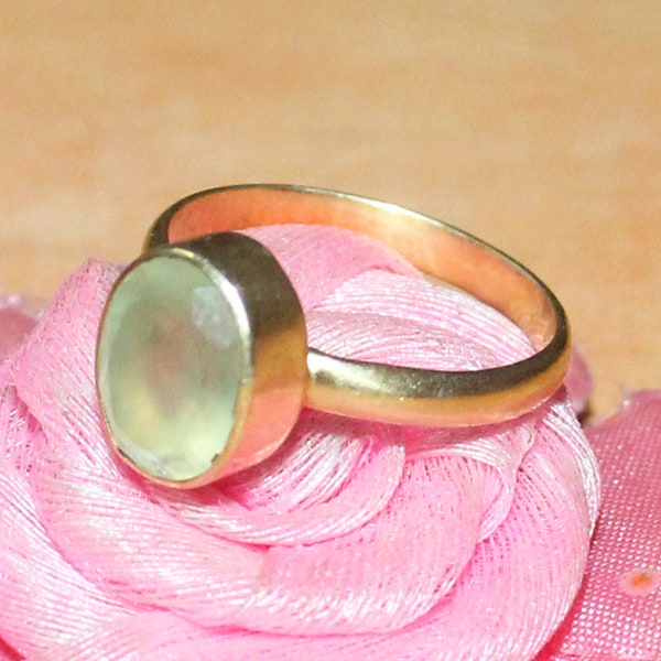Prehnite Ring - Etsy
