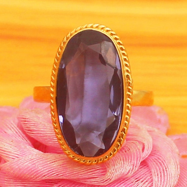 Iolite Ring - Etsy