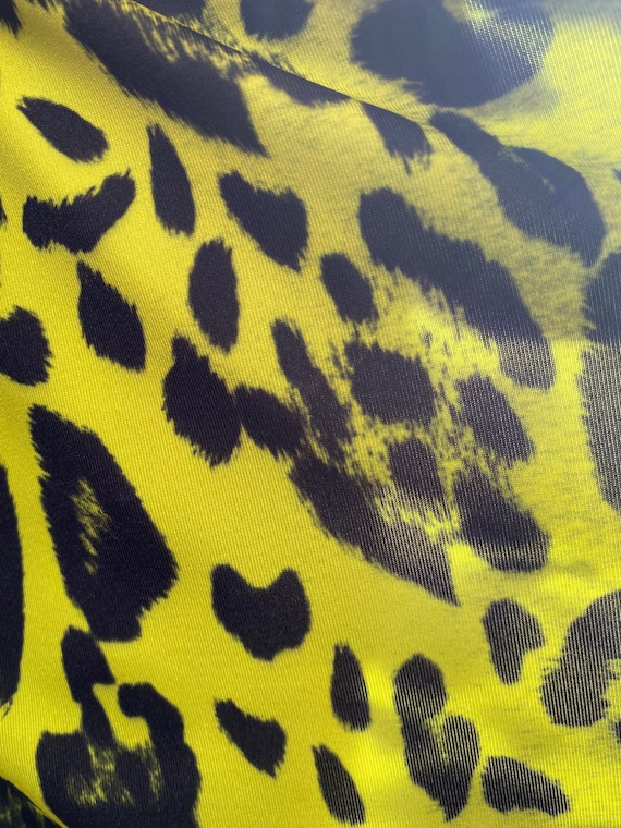 Neon Green And Yellow Leopard Print Animal Print