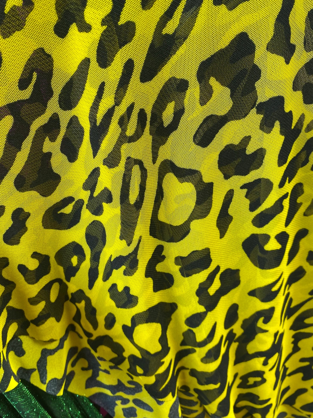 Leopard/cheetah Design Print on Power Mesh 4 Way Stretch Fabric Sold by ...