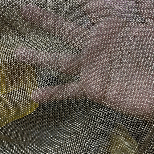 Wavy Curl Sequins on 4 Way Stretch Mesh Fabric by the Yard - Etsy