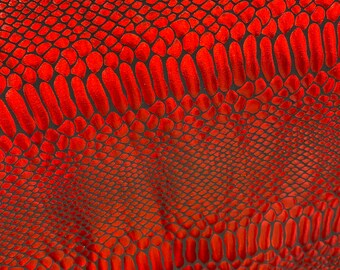 Red Snake Print | Etsy