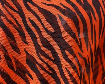 Orange Zebra Print | Etsy