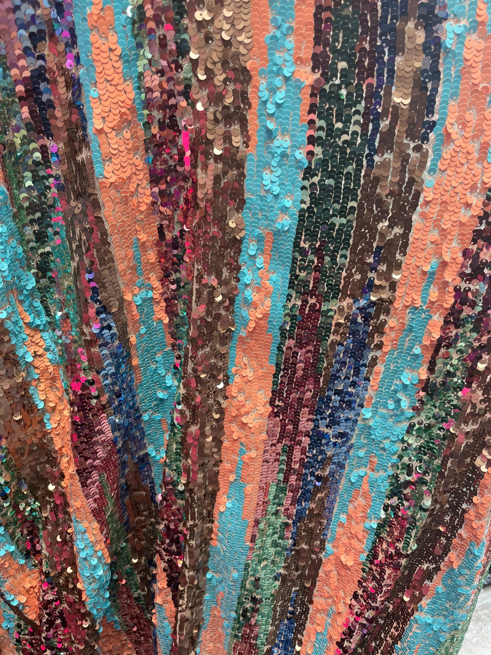 New Striped Sequins Multicolor Embroidered Sequins on - Etsy